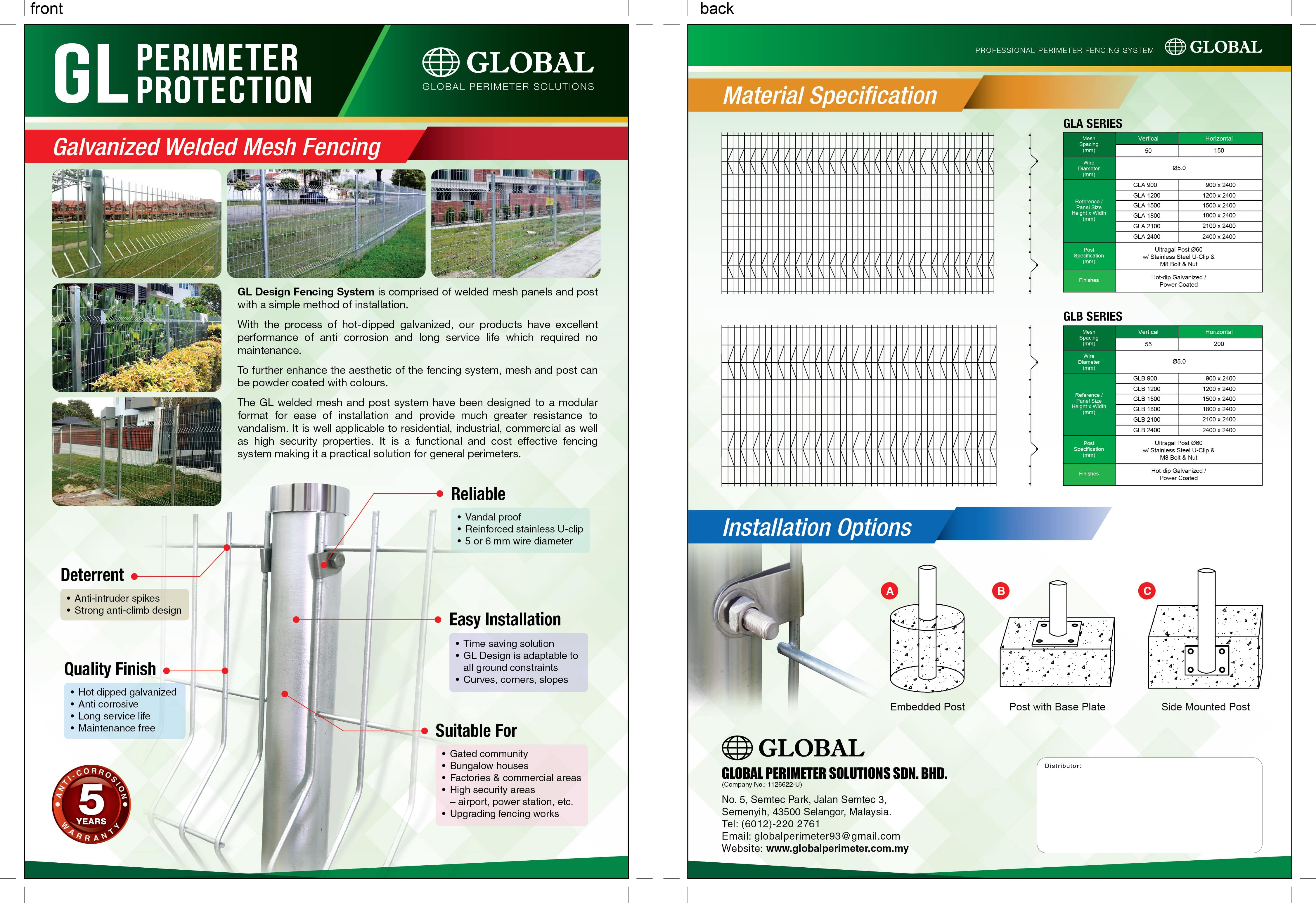 Galvanized Welded Mesh Fencing | V Mesh Fence | Builtory Product